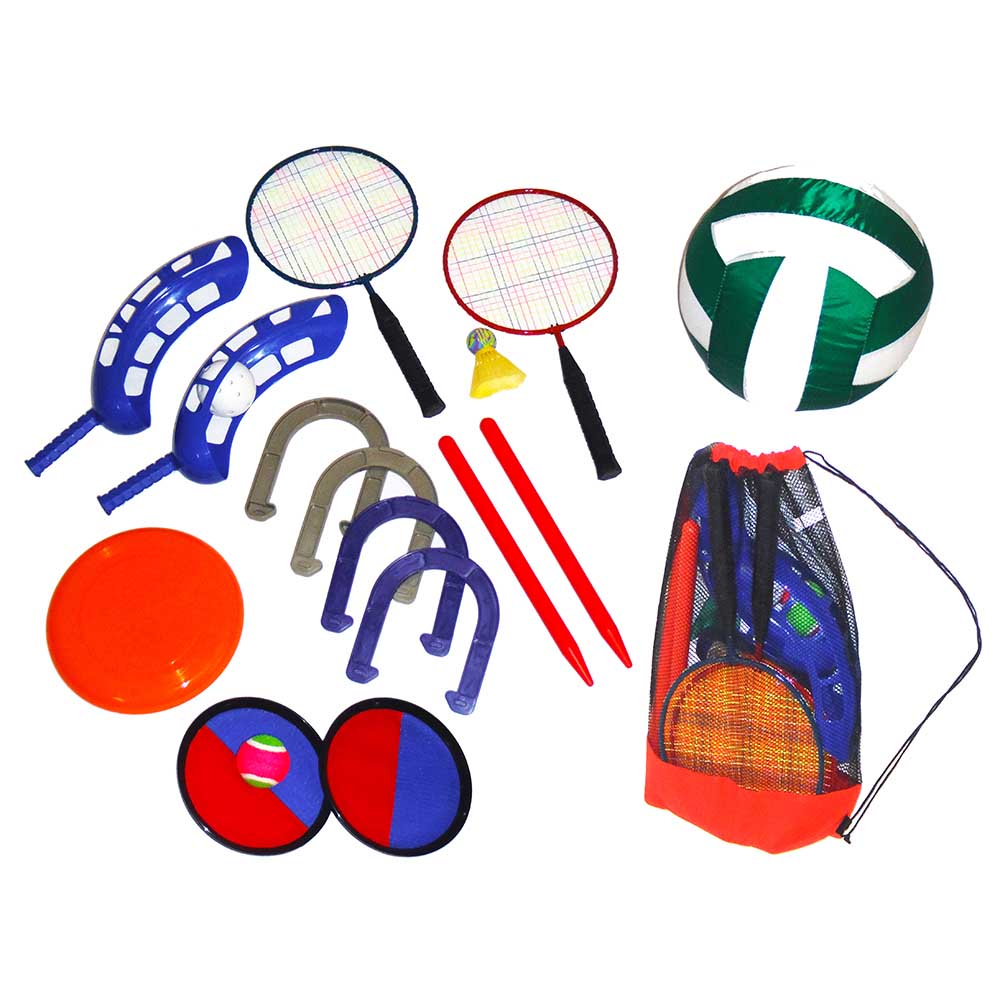 Yolo Sports 207102 Six Games in One Backyard Fun Set